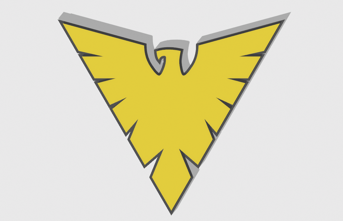 Phoenix Emblem - X-Men by SaulSNES | Download free STL model ...