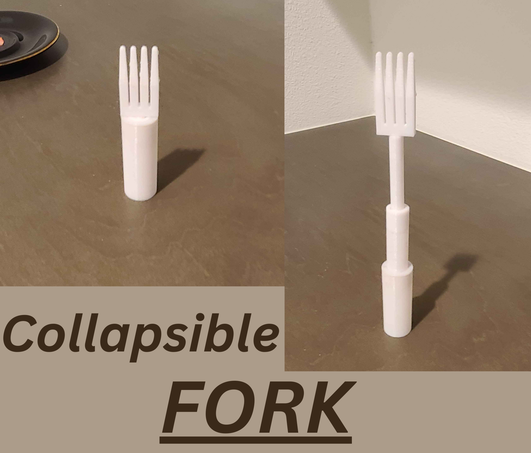 Collapsible Fork von Michael K. | Kostenloses STL-Modell herunterladen ...