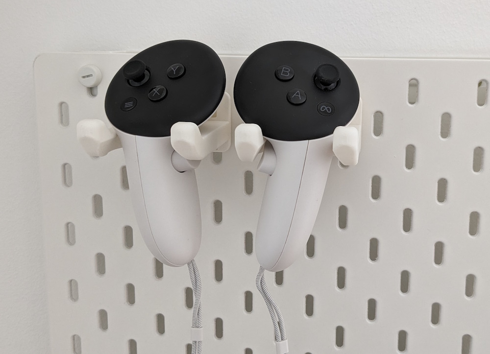 Quest 3 & Controller Holder for IKEA SKADIS pegboard od autora Matthias ...