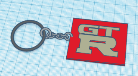 Nissan GTR keychain by 3D Clubs | Download free STL model | Printables.com