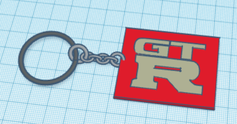 Nissan GTR keychain by 3D Clubs | Download free STL model | Printables.com