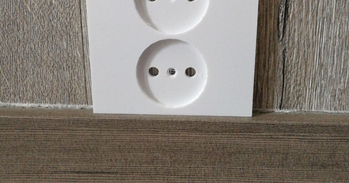 plug cover by VP | Download free STL model | Printables.com