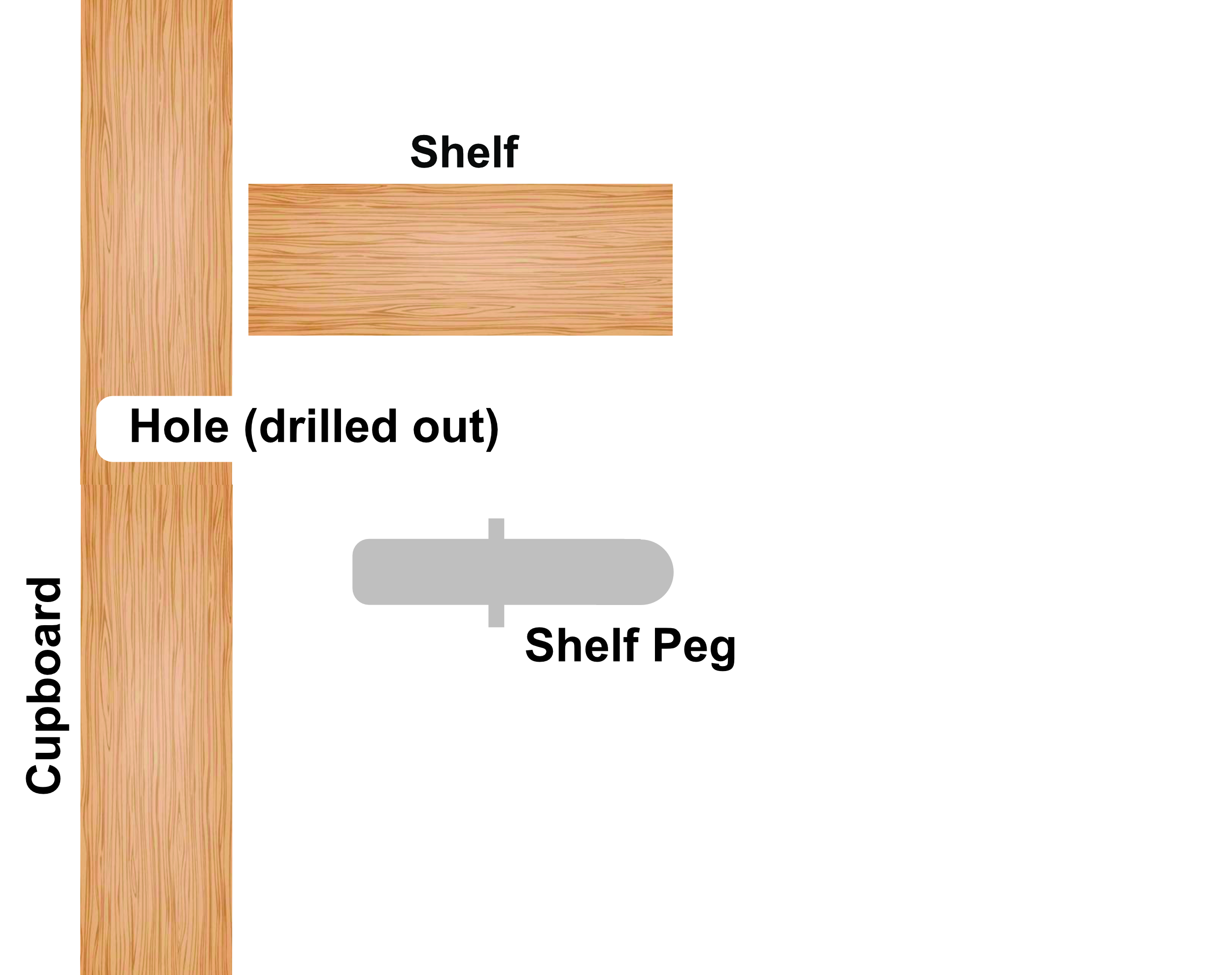 Shelf Pegs (8mm) XL (Beveled / Round Ends) by TigerTone | Download free ...