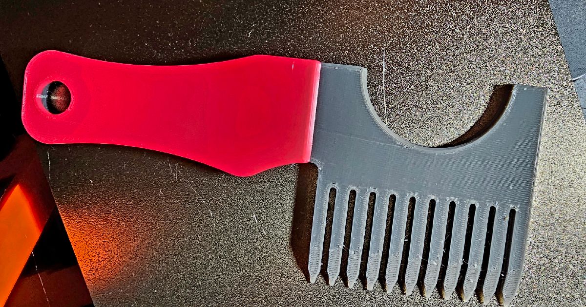 Brush comb/Roller scraper by Frankee68 | Download free STL model ...