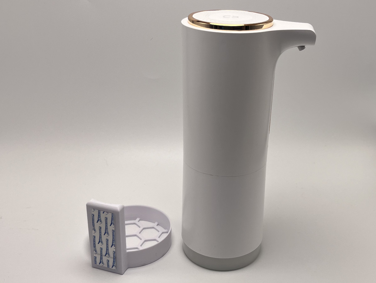 Simple soap dispenser mount V1.0 by Mici | Download free STL model ...