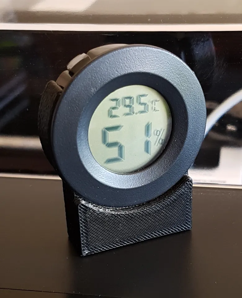 Hygrometer Holder by TudorS | Download free STL model | Printables.com