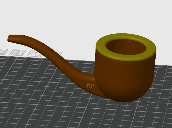 tobacco pipe for the costume , dýmka ke kostýmu by Marek Mikšovský ...