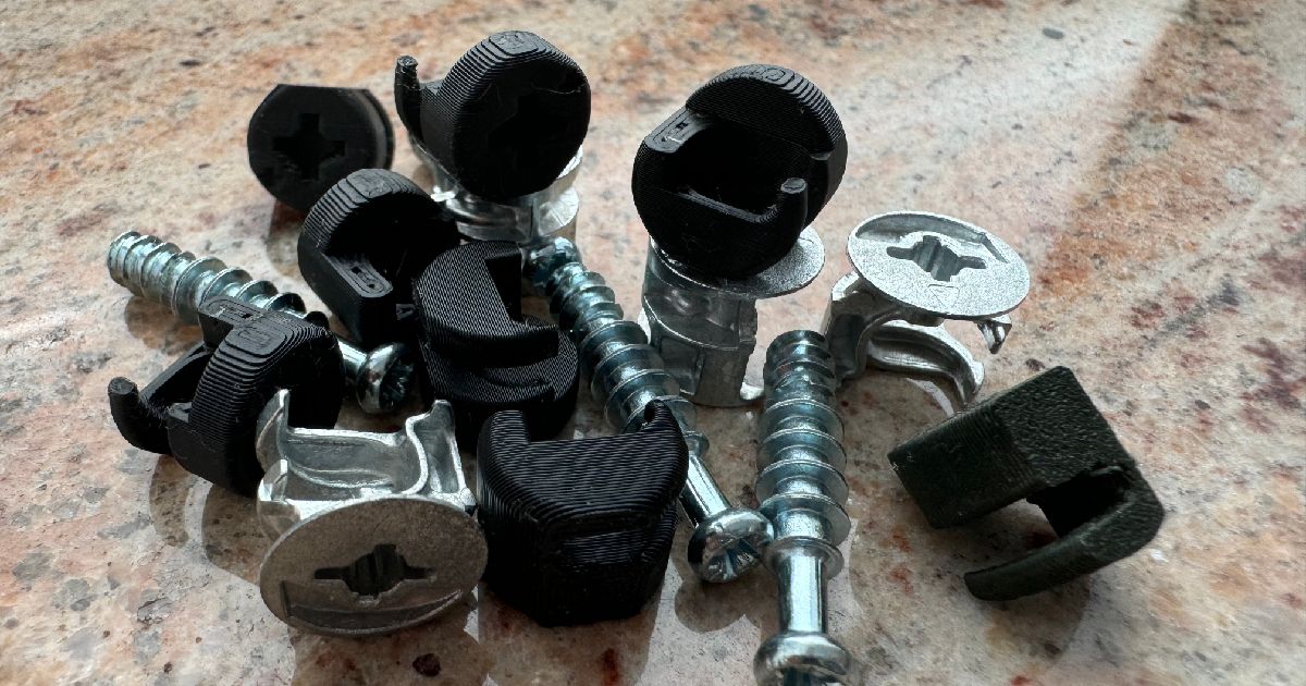 Furniture Cam Lock Fastener por firstgizmo | Descargar modelo STL ...