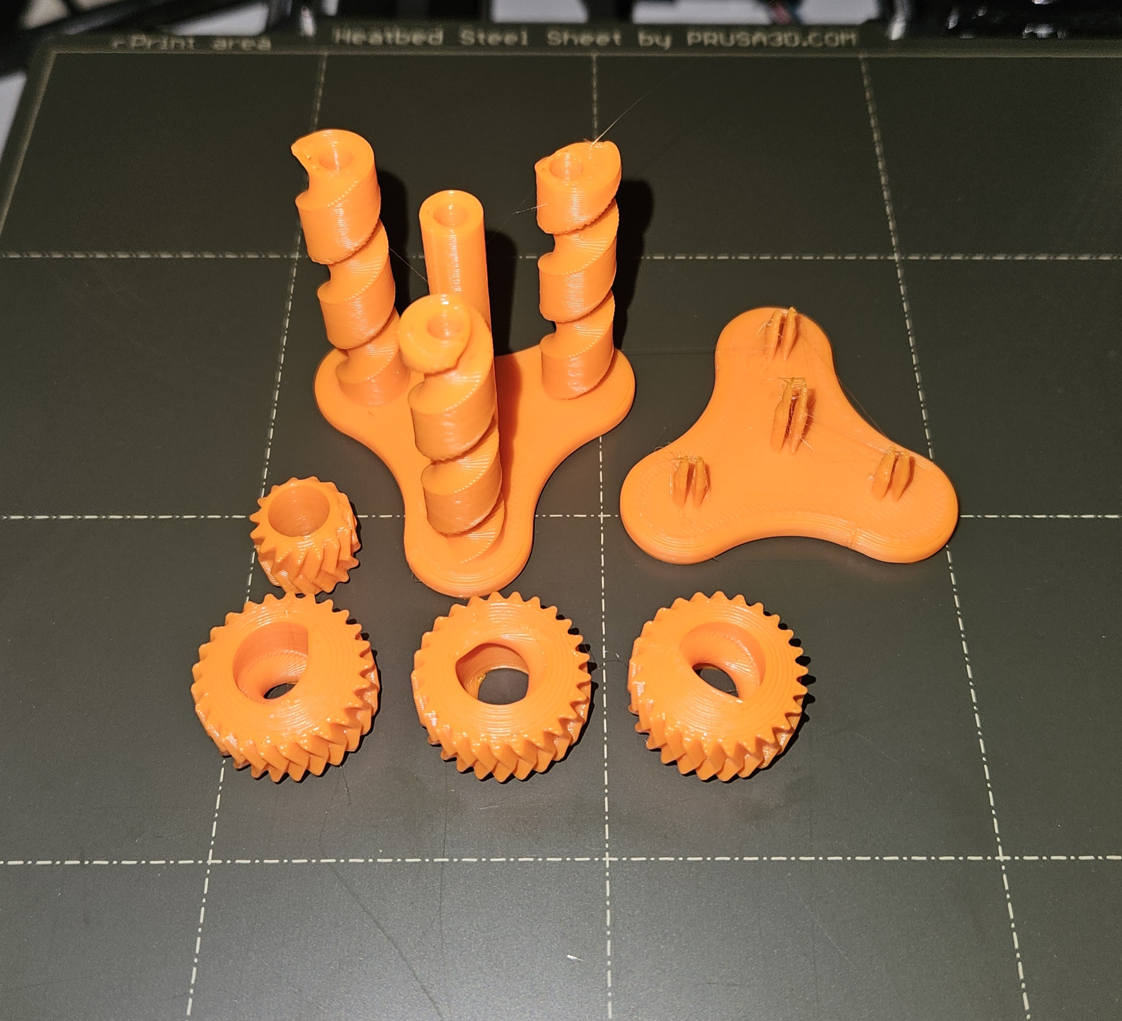 3 Helix Pillar Gear Fidget Toy (Print-In-Place with supports) by Ben ...