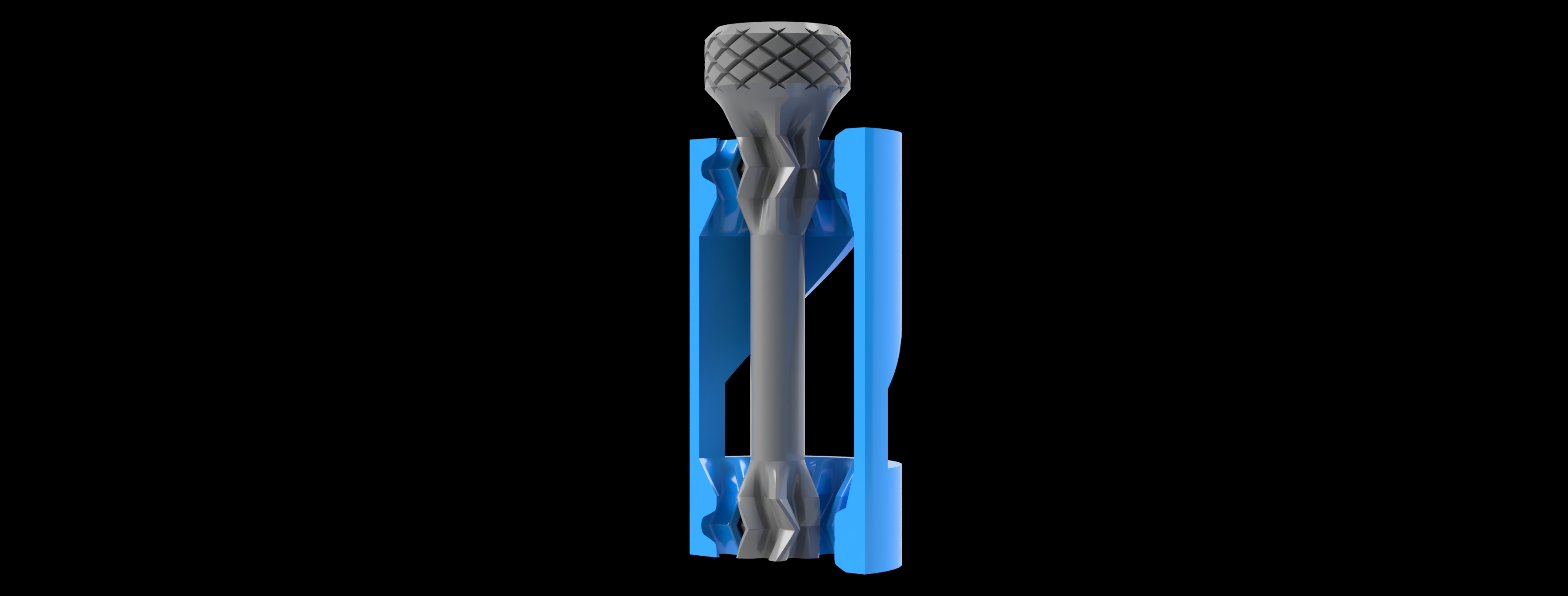 Strong Helically Geared Telescoping Rod with Attachments (Print in ...