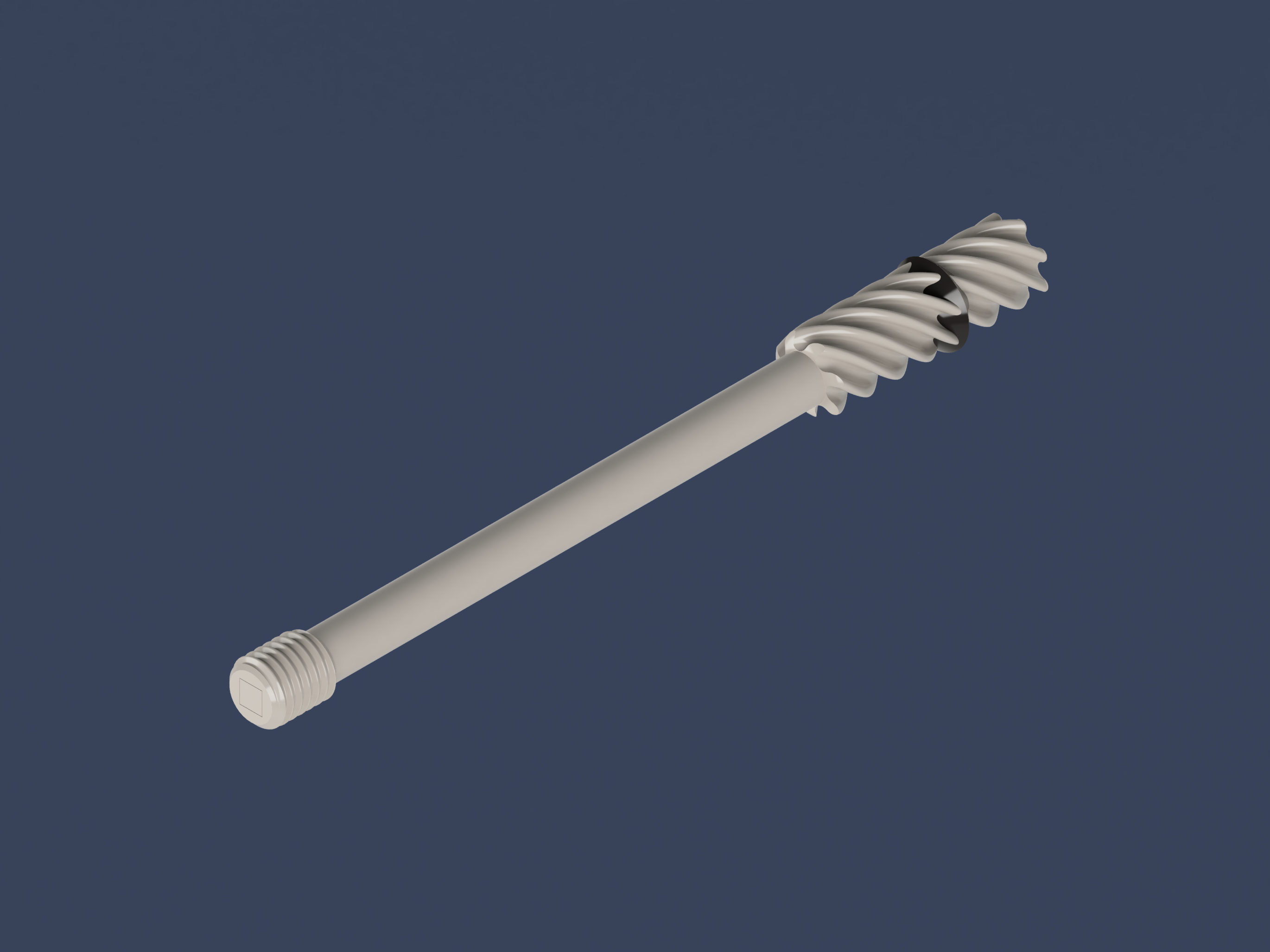 Strong Helically Geared Telescoping Rod with Attachments (Print in ...