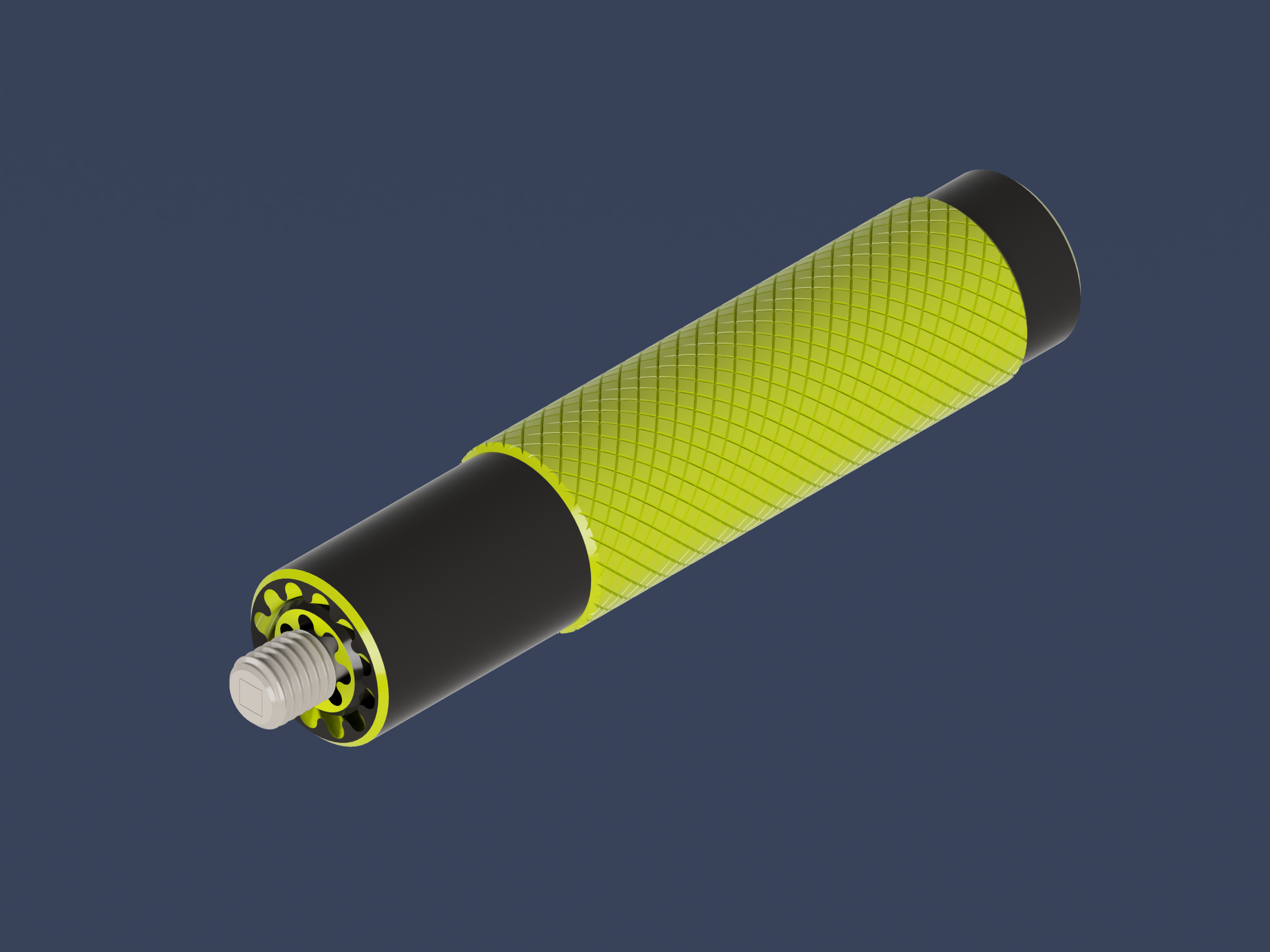Strong Helically Geared Telescoping Rod with Attachments (Print in ...