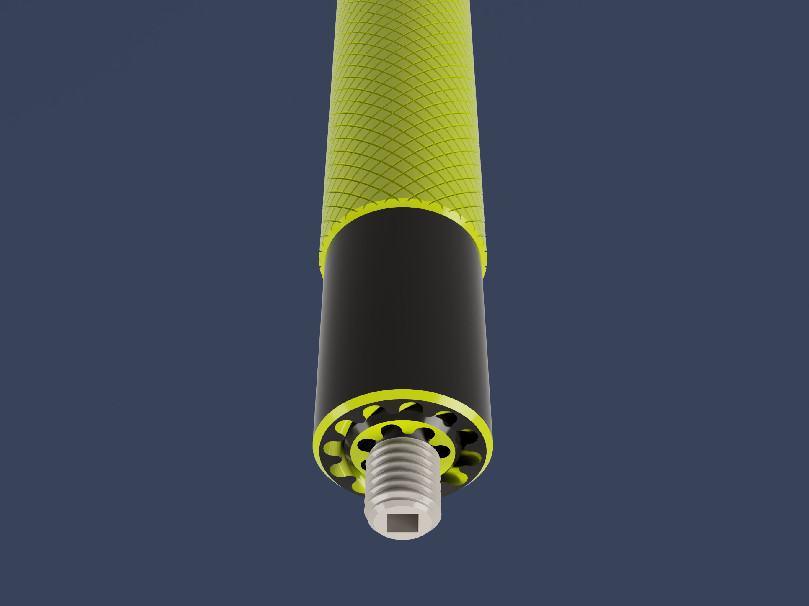Strong Helically Geared Telescoping Rod with Attachments (Print in ...