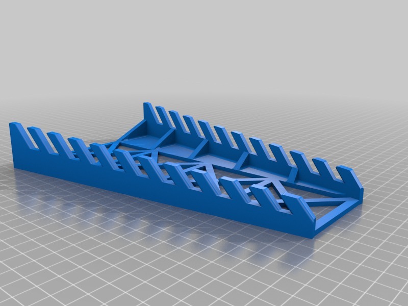 Spanner / Wrench pegboard holder & wall mounted version (New expansion bracket added for ...