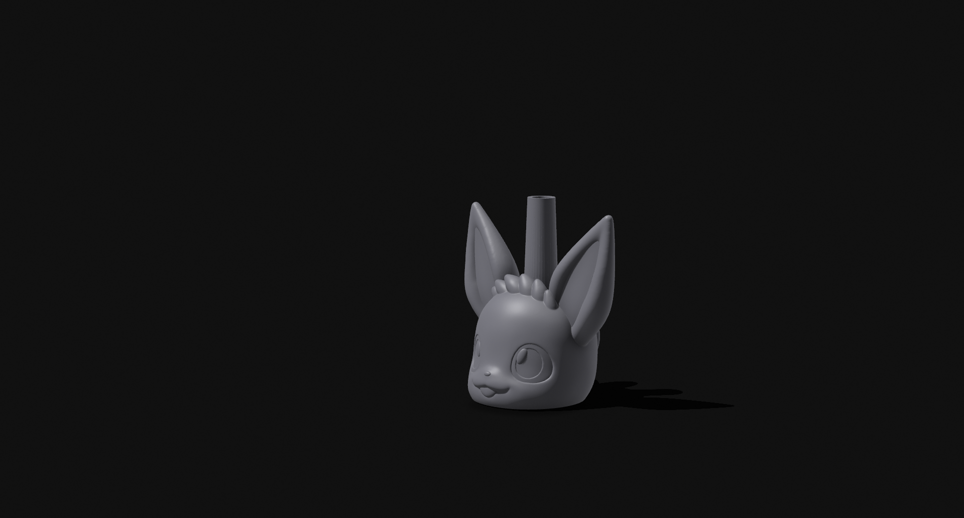 HOOKAH MOUTHPIECE Eevee Pokemon by coleti | Download free STL model ...