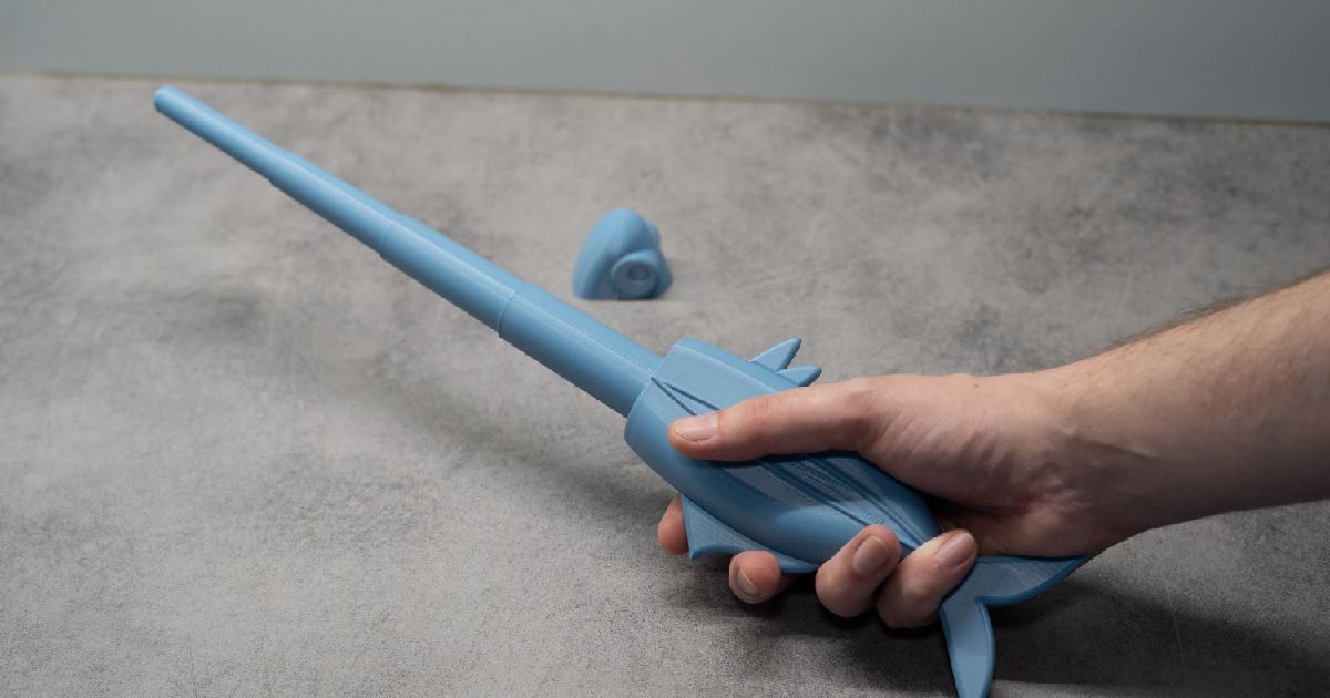 Fish - collapsing sword by TrzaX | Download free STL model | Printables.com