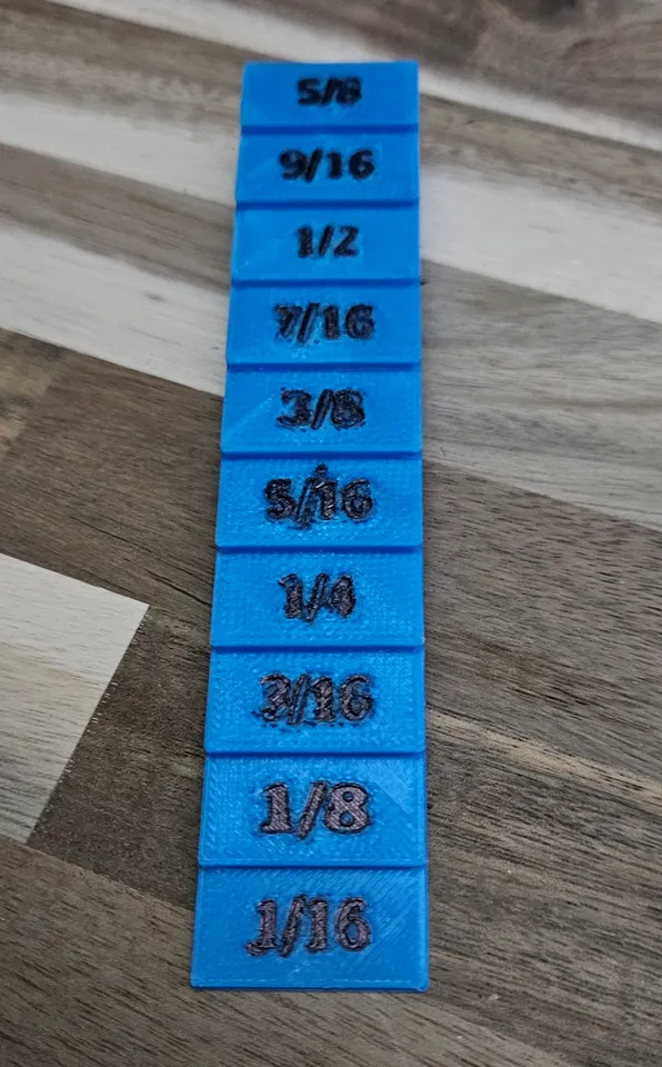 Imperial Step Gauge by Burned Steel | Download free STL model ...