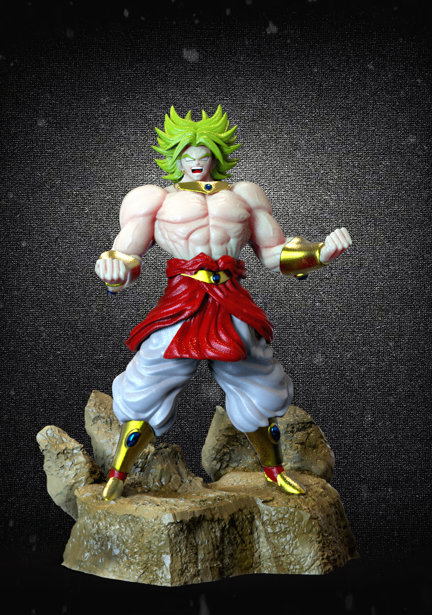 Broly DBZ by Mãos mágicas Da arte | Download free STL model ...