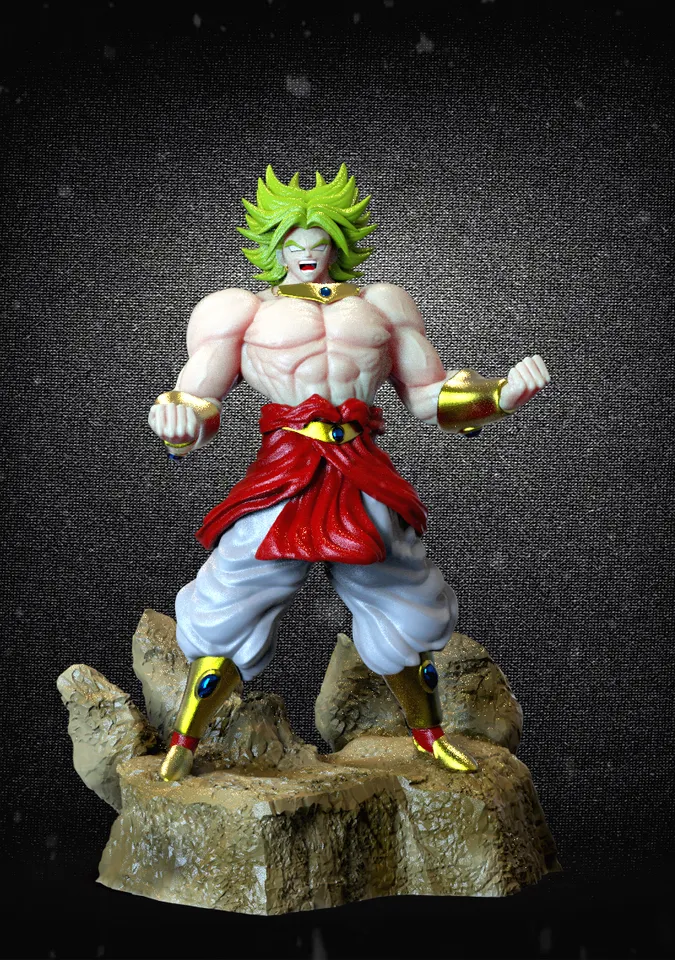 Broly DBZ by Mãos mágicas Da arte | Download free STL model ...