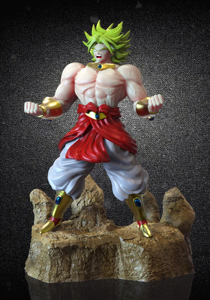 Broly DBZ by Mãos mágicas Da arte | Download free STL model ...