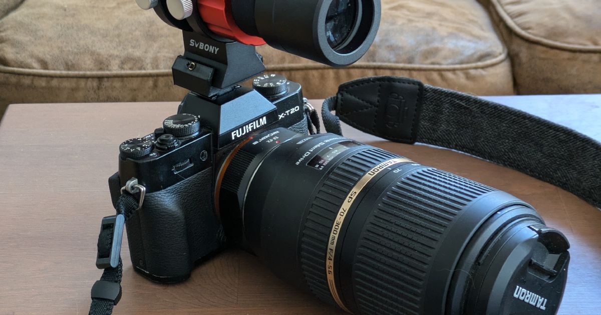 DSLR(Hot Shoe) Mount for a Guide Scope by vmdogad | Download free STL ...