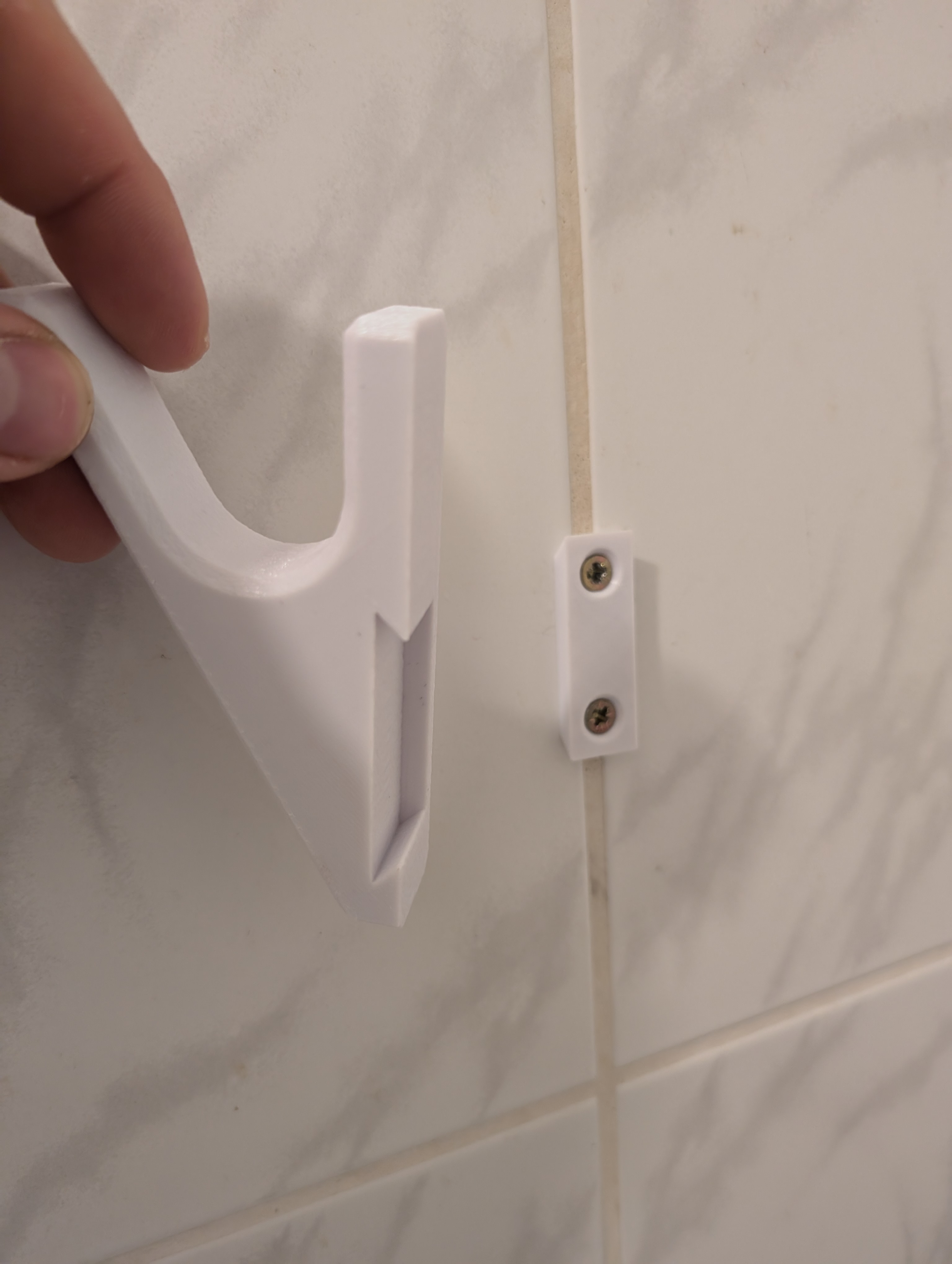 Strong Wall Holder, hidden screws by Till | Download free STL model ...