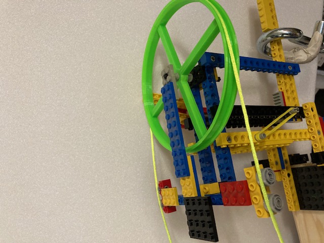 Lego kompatible Umlenk-Seilscheibe für Seilbahn oder Sessellift von ...
