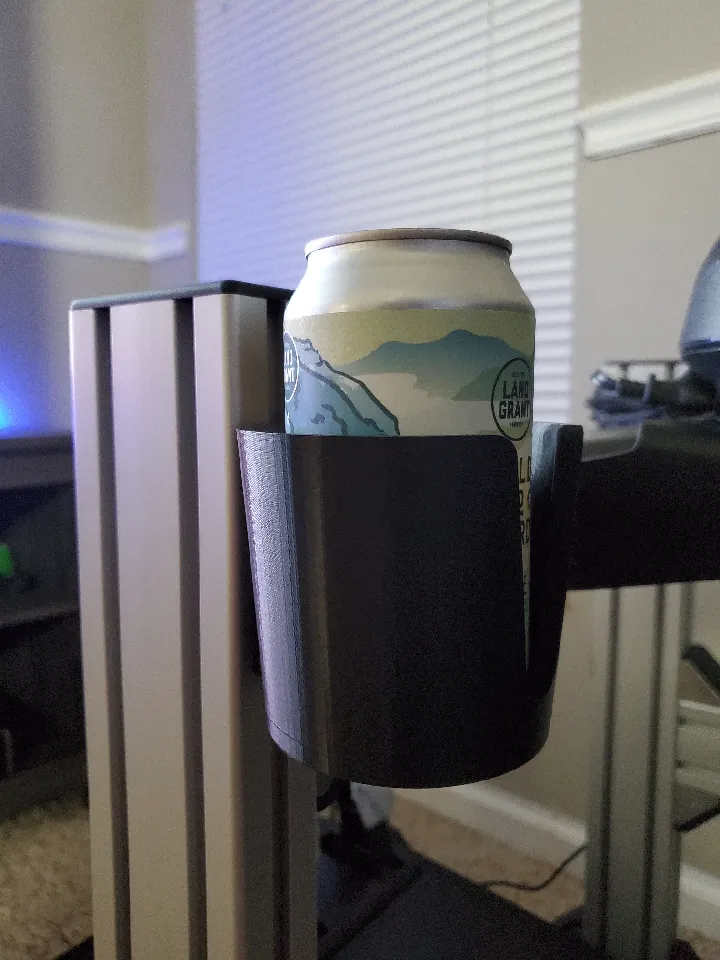 Sim Racing Cup Holder (For M8 Bolts) by HLFR ENGR | Download free STL ...