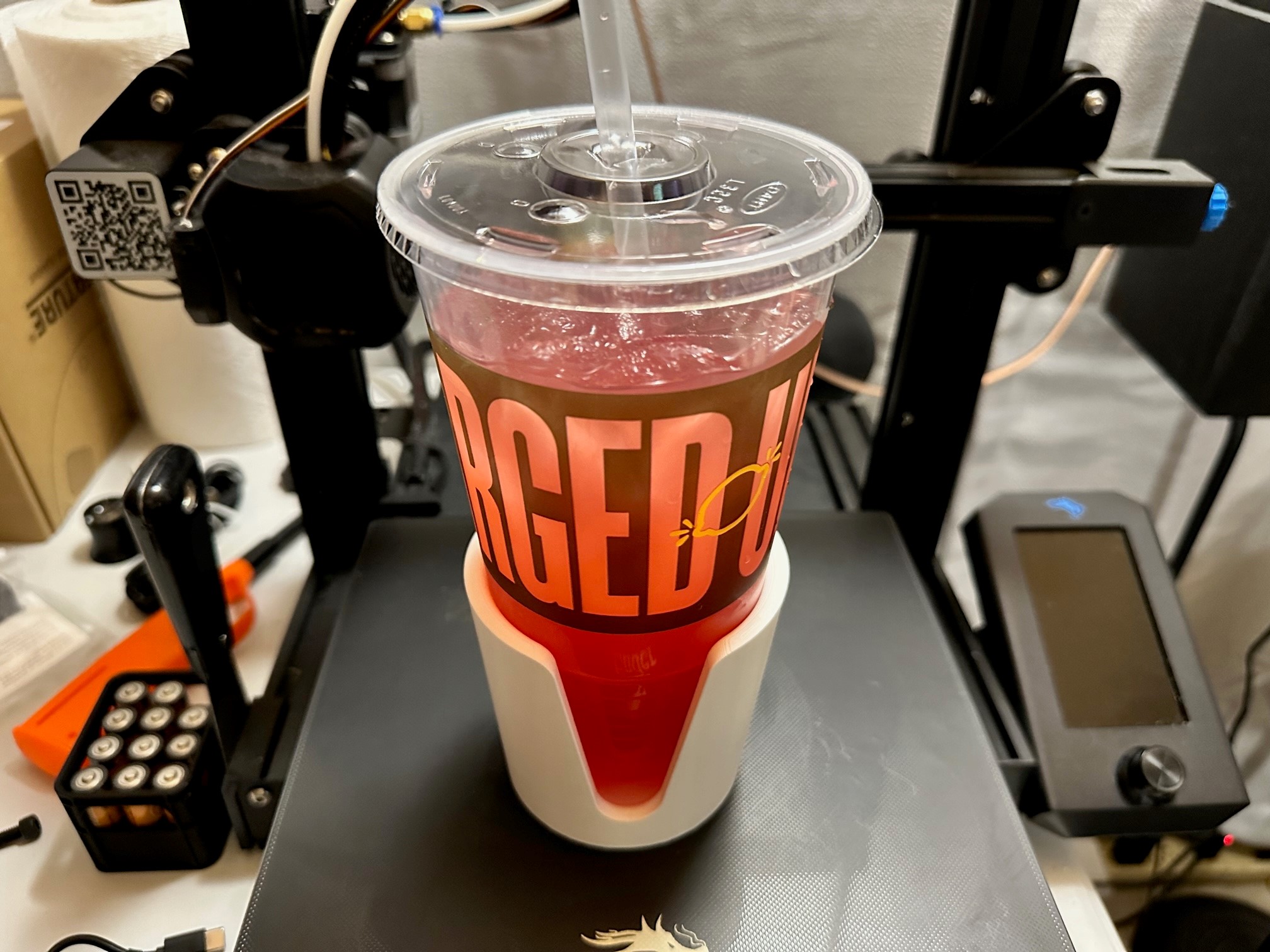 Sim Racing Cup Holder (For M8 Bolts) by HLFR ENGR | Download free STL ...