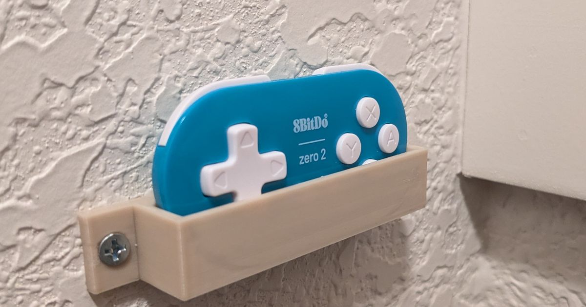 8BitDo Zero 2 Wall Mount da Graham W | Scarica il modello STL gratuito ...