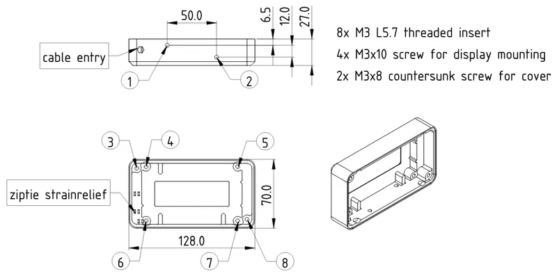 20x4 LCD Enclosure by rahix | Download free STL model | Printables.com