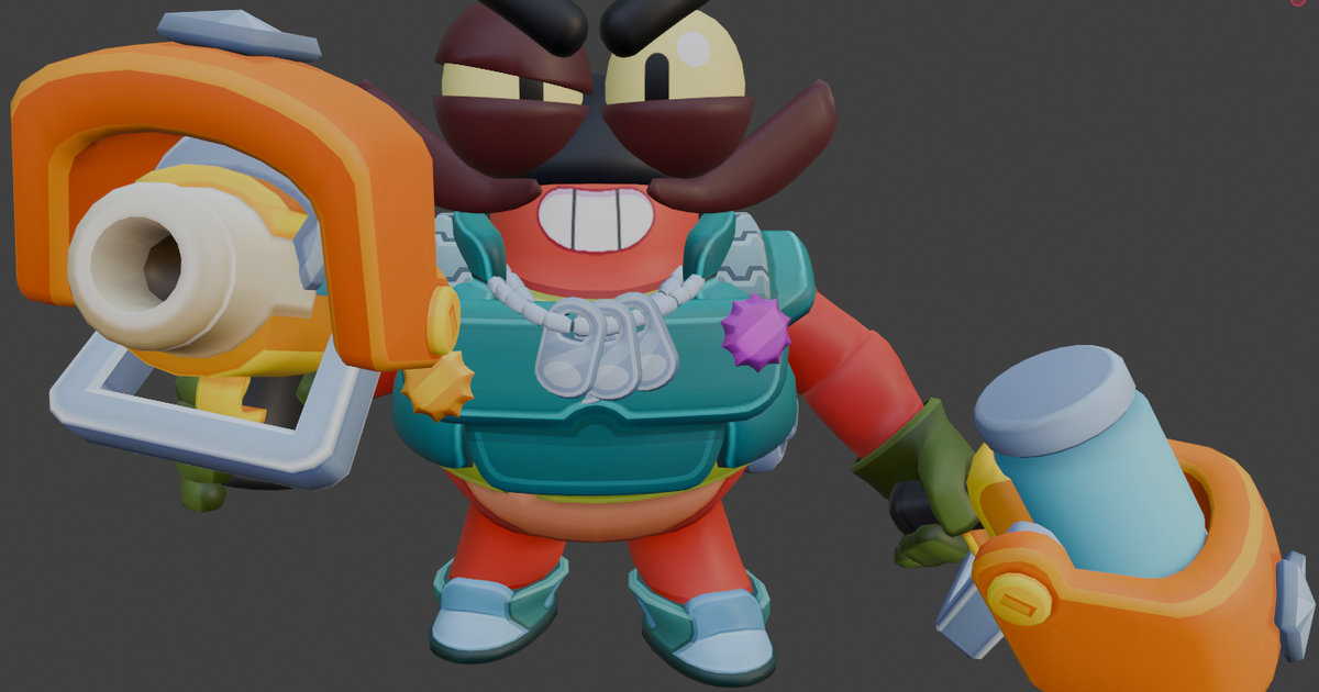 Clancy - Brawl Stars by GoatGamez | Download free STL model ...