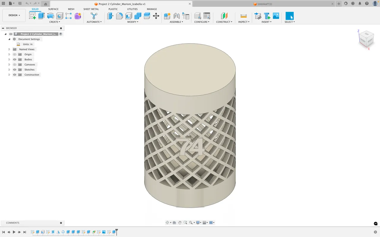Hollow Cylinder by imarioni | Download free STL model | Printables.com