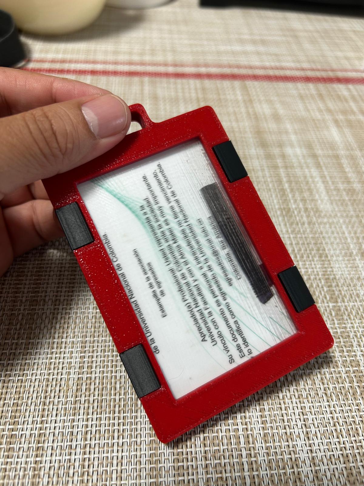 ID/Badge holder by Luis Carlos Morales | Download free STL model ...