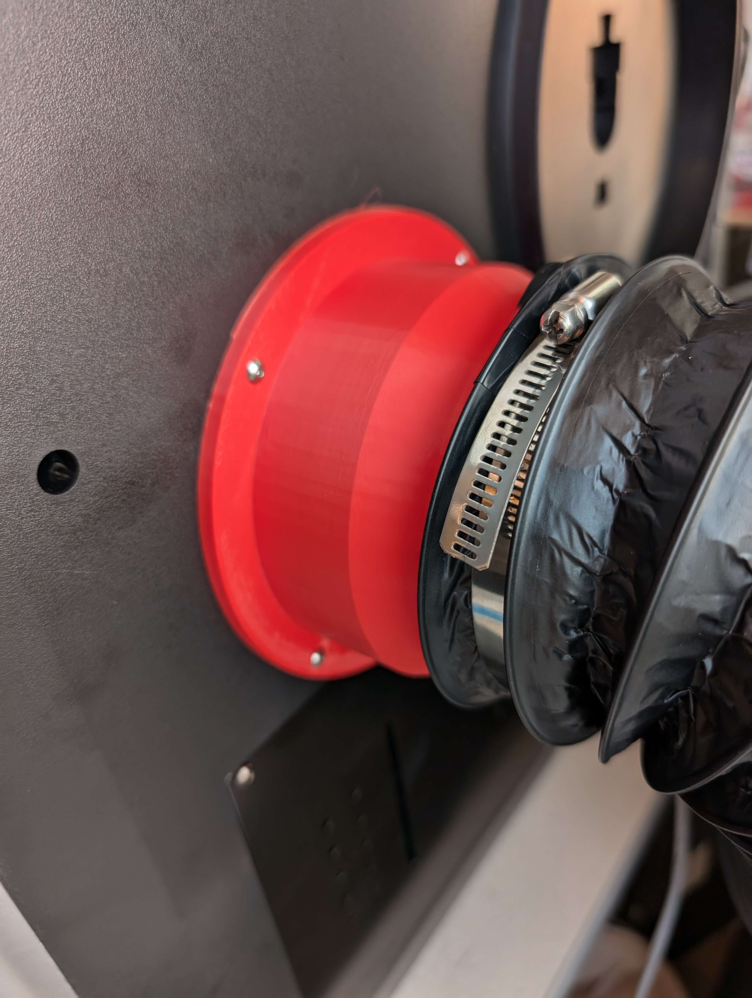 4 inch Exhaust Duct Adapter for QIDI X-Max 3 by John T | Download free ...