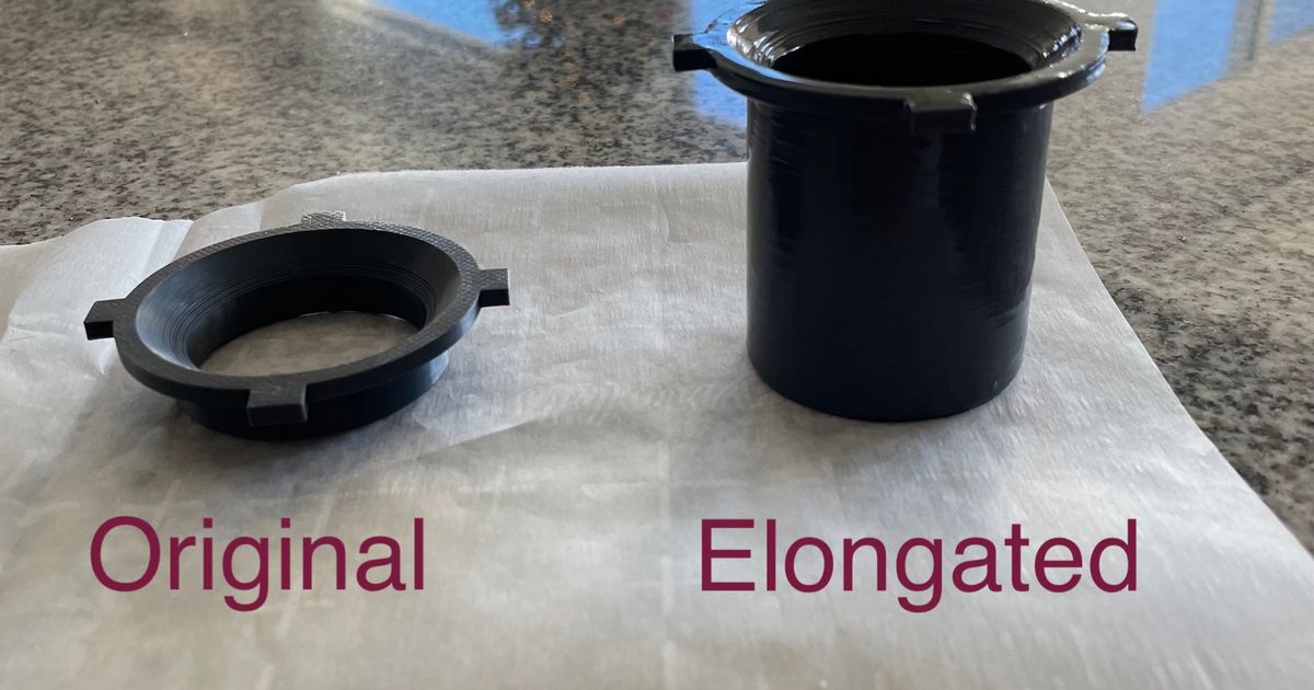 Wingtite drain funnel (elongated). by SilenceDoGood57 | Download free ...