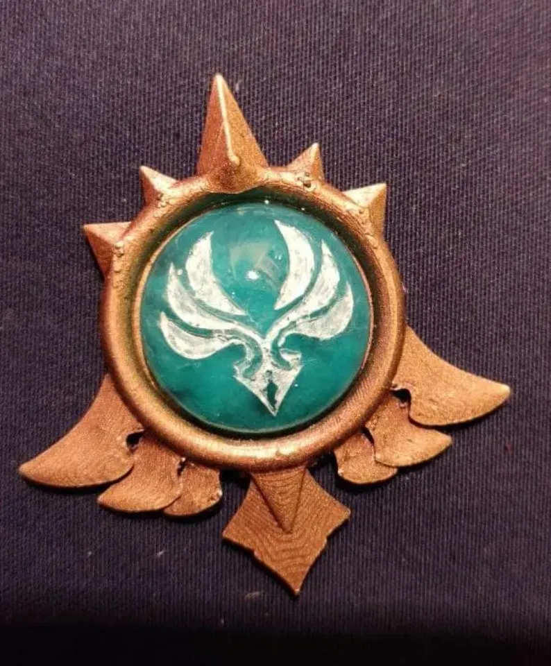 Genshin Impact Mondstadt Vision Frame by NinaS | Download free STL ...