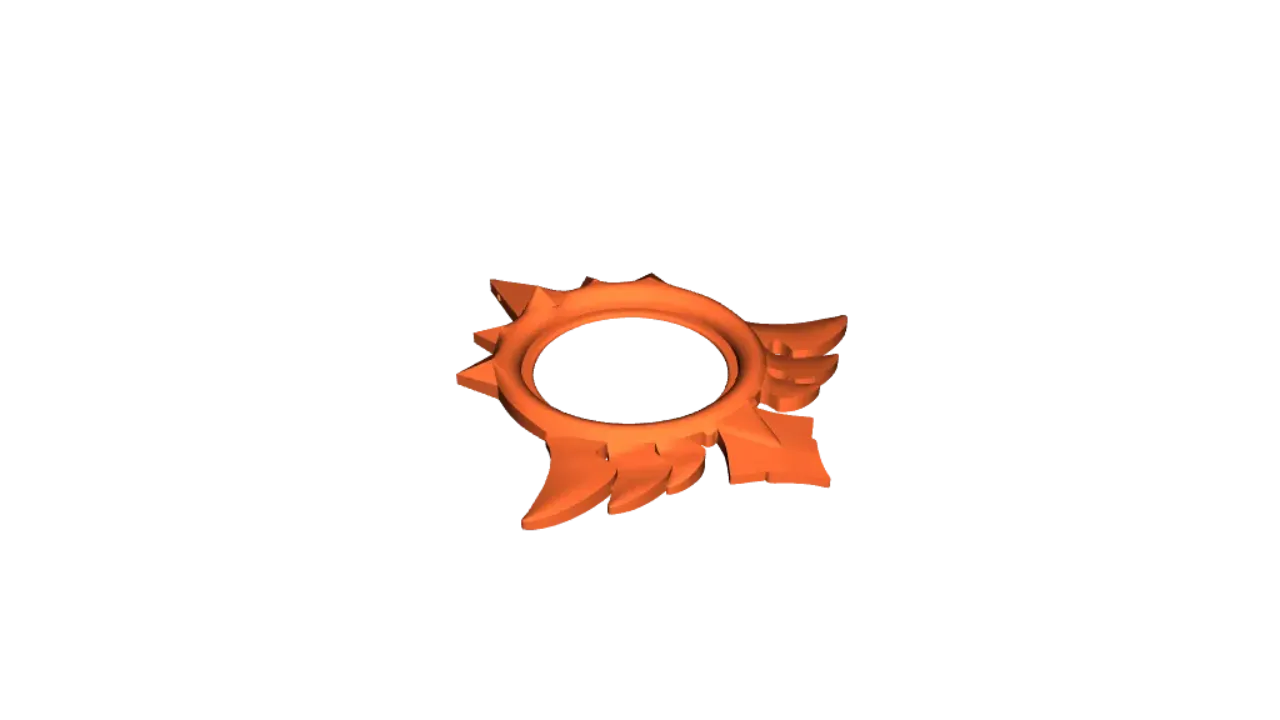 Genshin Impact Mondstadt Vision Frame by NinaS | Download free STL ...