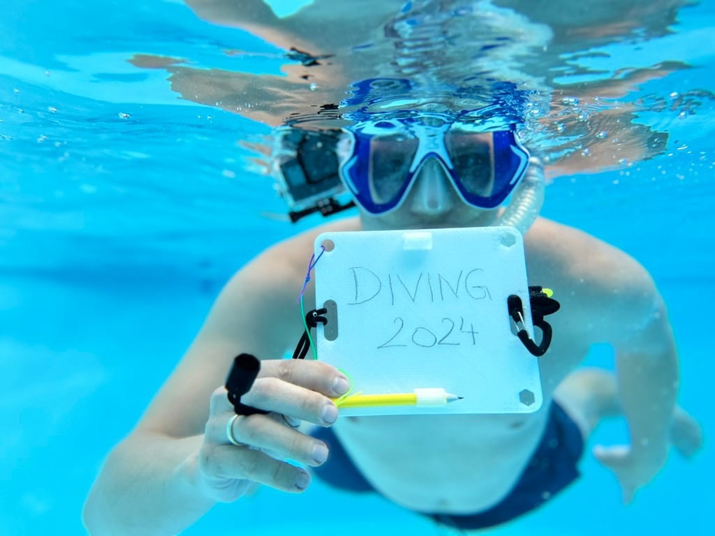 Underwater writing board by Dominik Gneist | Download free STL model ...