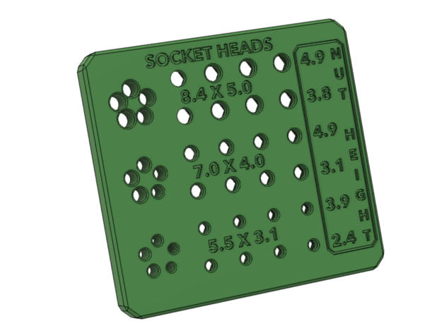 Nut and Screw Capture Gauge par Rod | Téléchargez gratuitement un ...