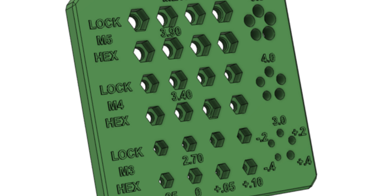 Nut and Screw Capture Gauge par Rod | Téléchargez gratuitement un ...