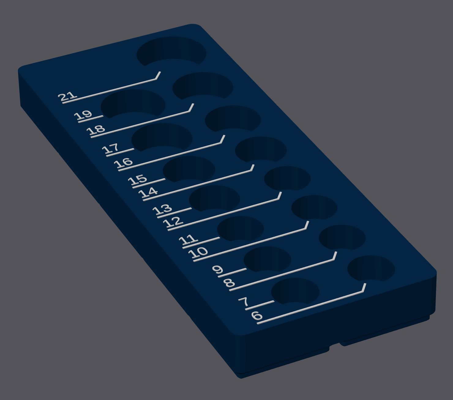 Craftsman 3/8" Socket Set Organizer – Metric [Gridfinity] by RynoShark ...