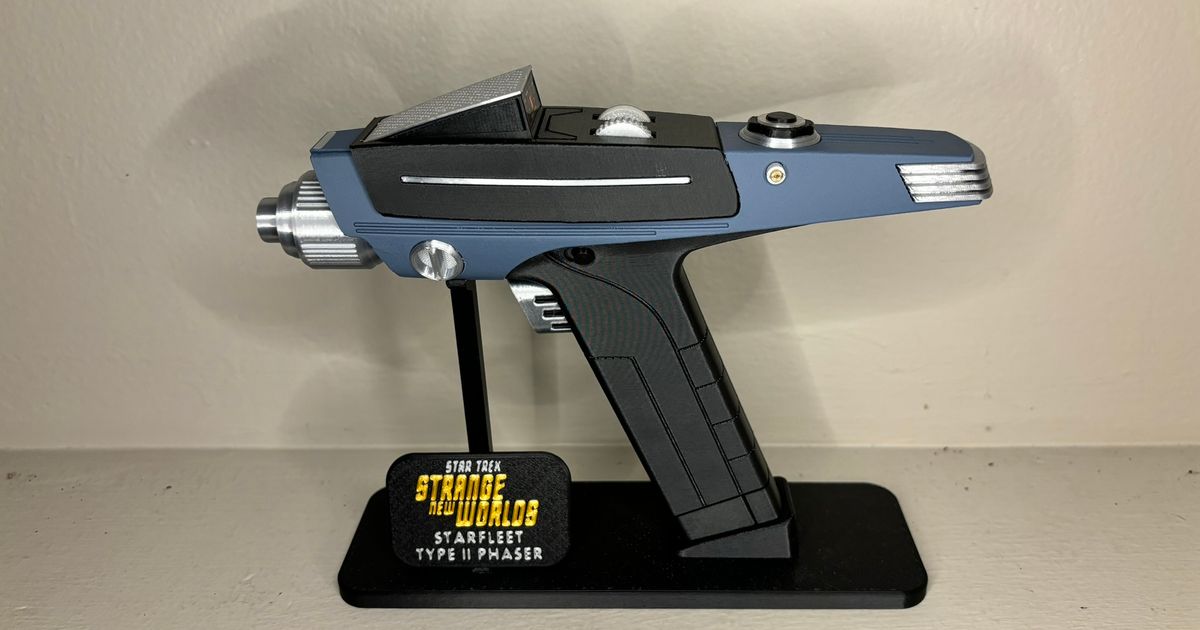 Star Trek: SNW Phaser by 𝗨𝗻𝗶𝗺𝗮𝘁𝗿𝗶𝘅𝗥𝗲𝗱🪐🌠 | Download free STL model ...