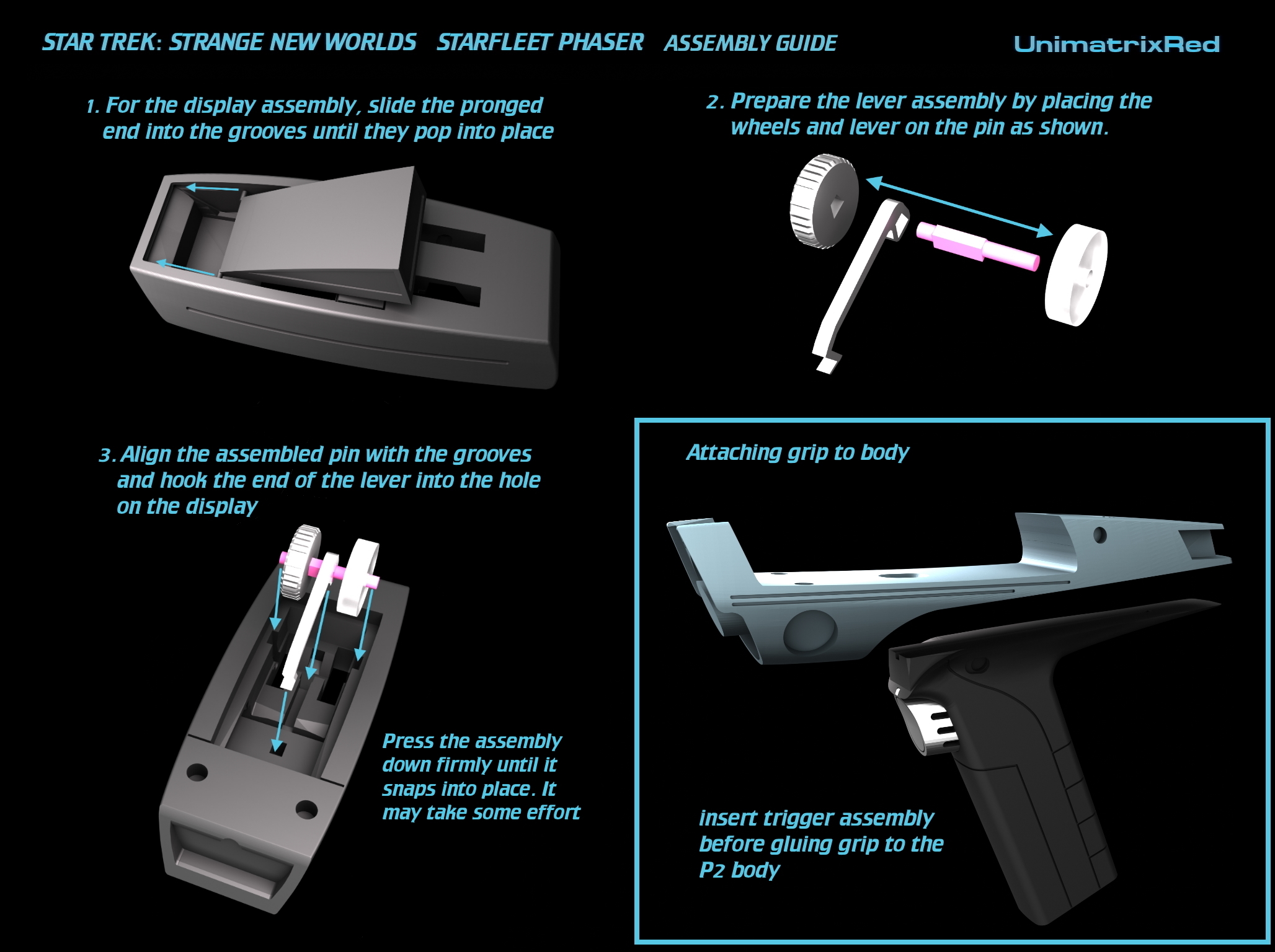 Star Trek: SNW Phaser by 𝗨𝗻𝗶𝗺𝗮𝘁𝗿𝗶𝘅𝗥𝗲𝗱🪐🌠 | Download free STL model ...