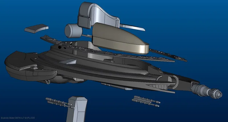 Ori Fighter From Stargate by Martin | Download free STL model ...