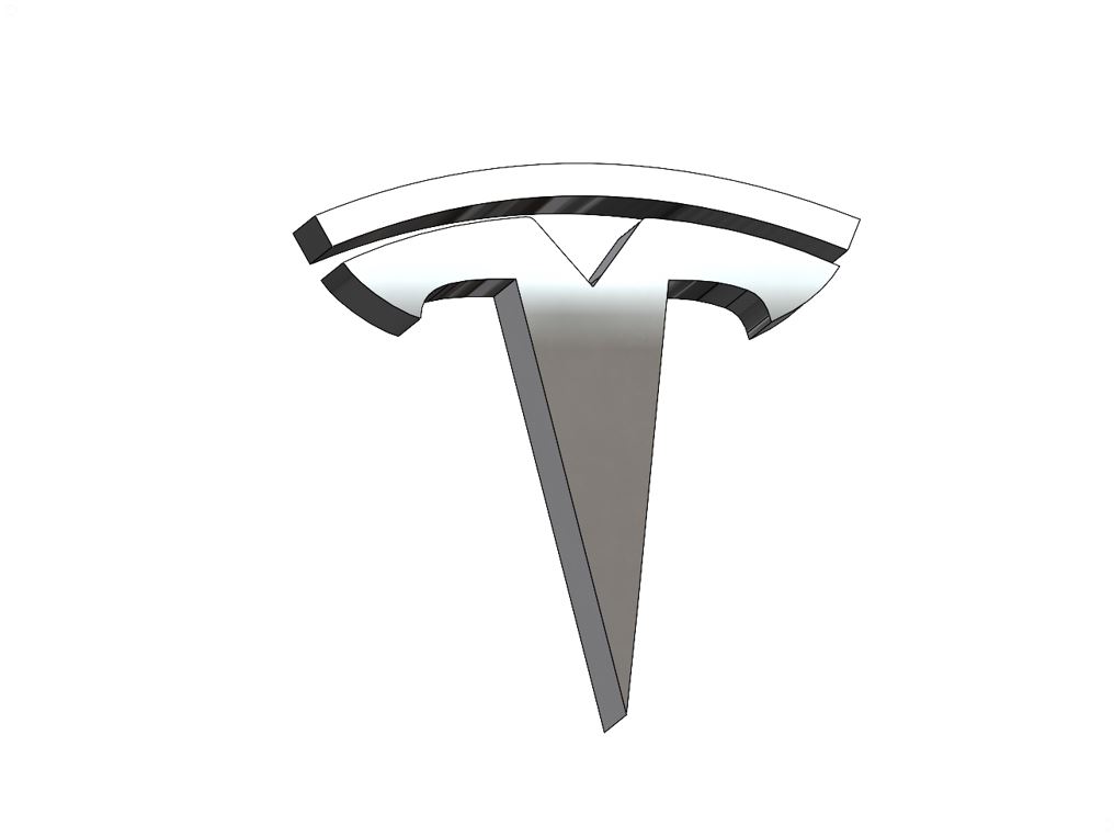 Tesla logo (+DXF) by Referentiel | Download free STL model | Printables.com