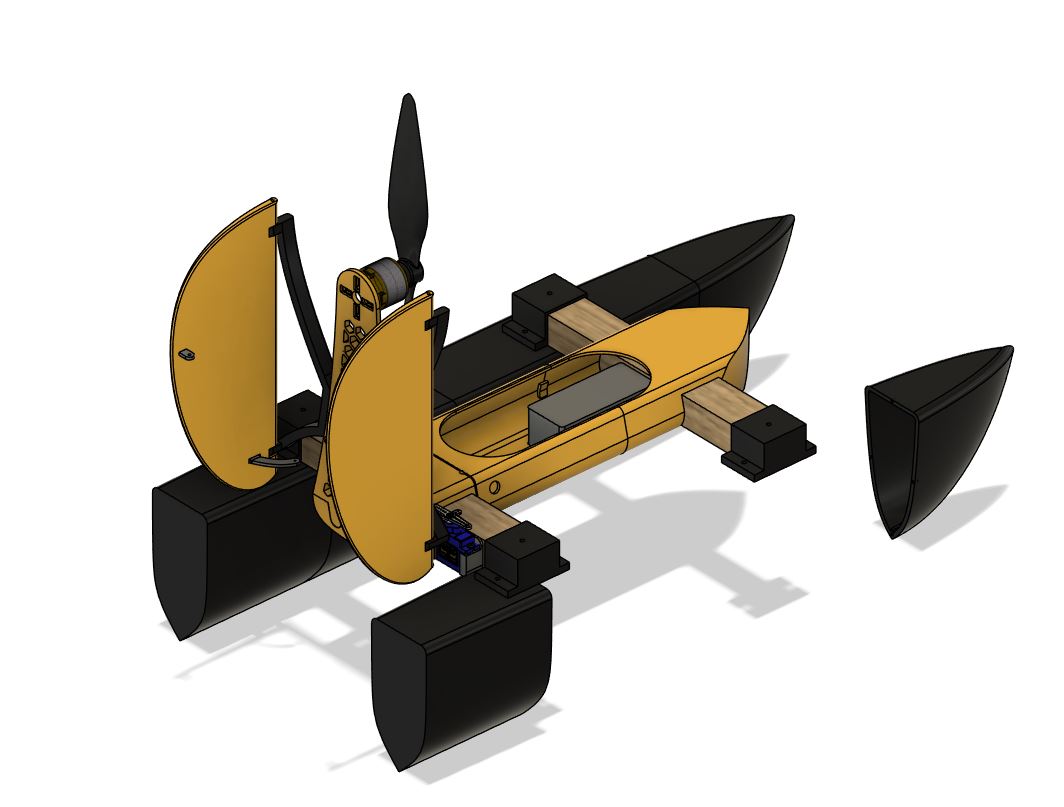 SeaRescue Catamaran - Versatile 3D-Printed RC Boat by stayzeef ...
