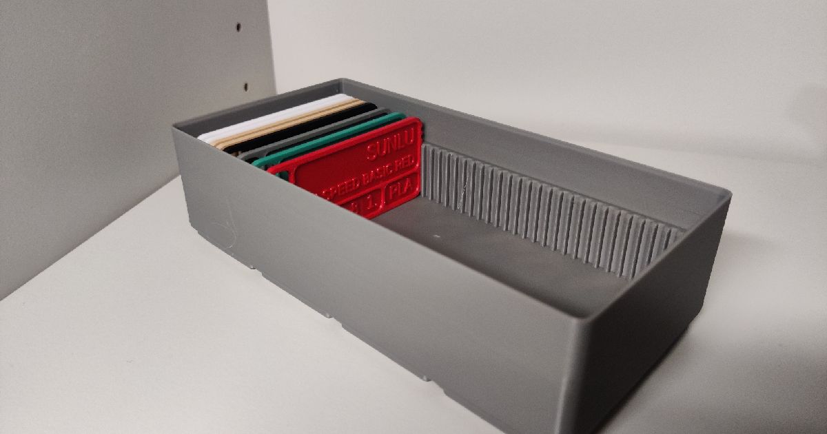 Gridfinity Filament Sample Box by ET3DP | Download free STL model ...