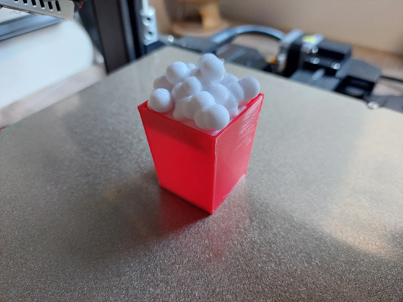 Cartoon Popcorn Box Container by Tolga Toykoç | Download free STL model ...