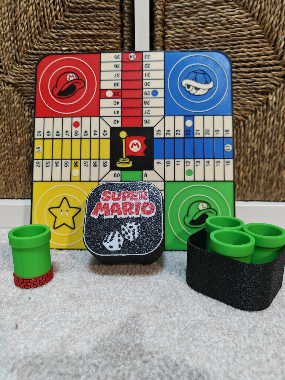 Super Mario Parchis Parcheesi Board Game by julianfj | Download free ...